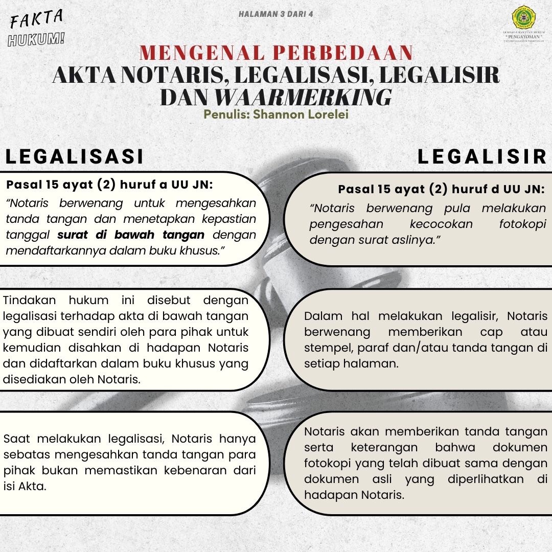 Mengenal Perbedaan Akta Notaris, Legalisasi, Legalisir, dan Waarmerking ...